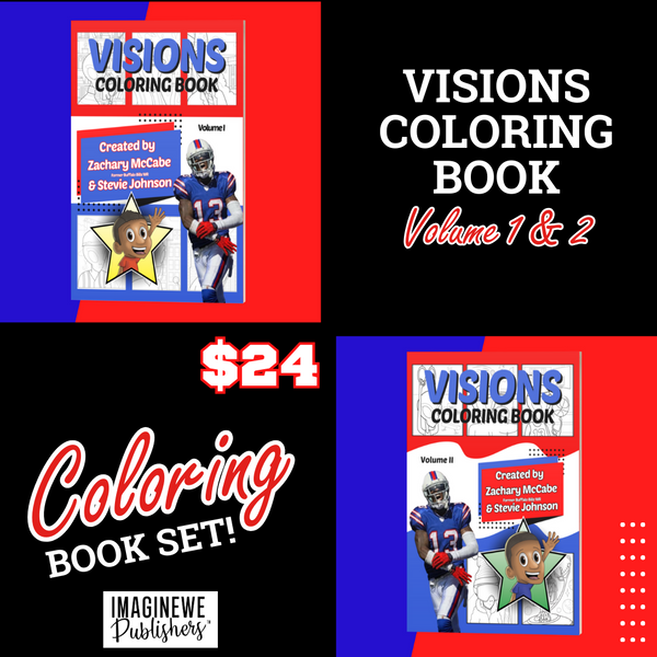 Visions: Volume 1 (Coloring Book) - ImagineWe Publishers